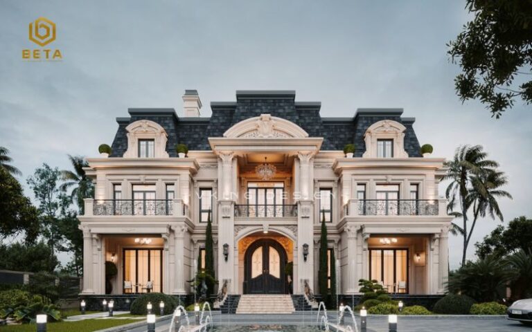 99+ Mẫu thiết kế biệt thự 3 tầng tân cổ điển dẫn đầu xu hướng 2026